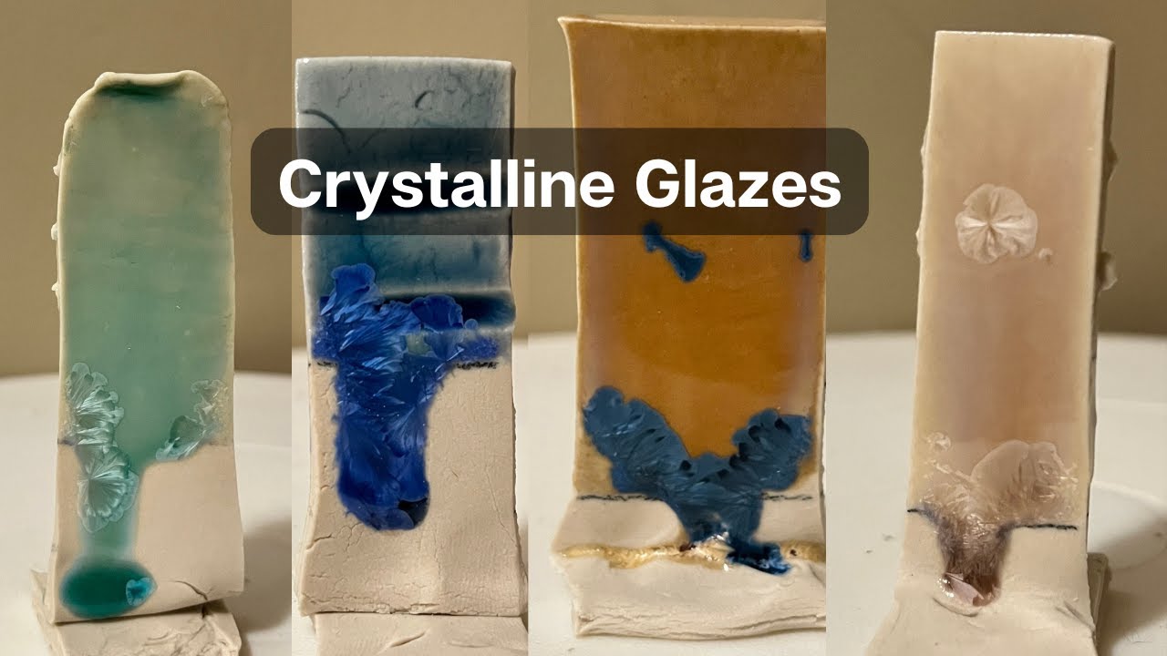 Crystalline Glazes: Unboxing & Testing 4 New glazes from Chrysanthos