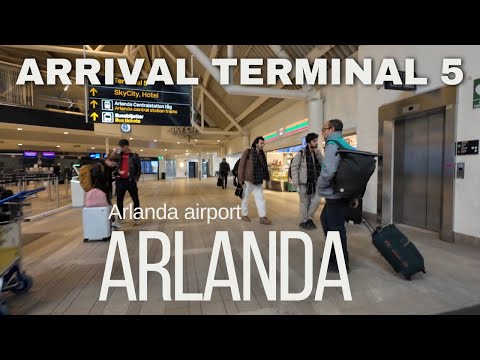 Arlanda Airport from Cityterminalen in Stockholm to check-in Terminal 5