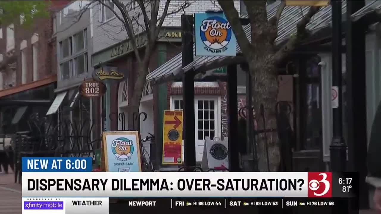 Does Burlington have too many cannabis shops?