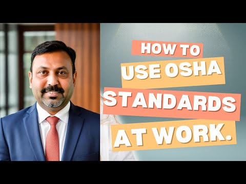 How to Use #OSHA standards ( URDU/HINDI)