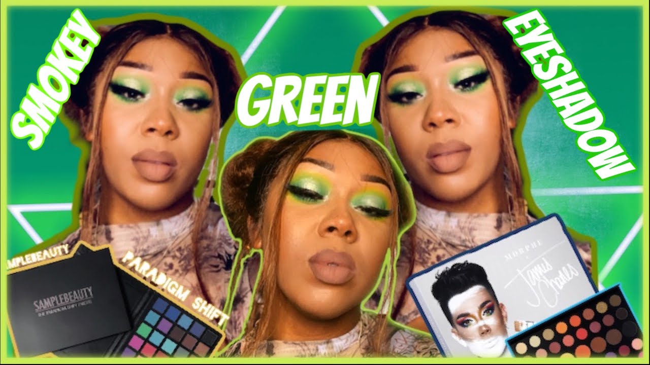SMOKEY GREEN EYESHADOW MAKEUP TUTORIAL | INSTA BADDIE | BEGINNER FRIENDLY