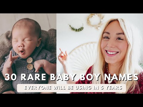 30 Rare But Rising Baby Boy Names outside the Top 100! SJ STRUM
