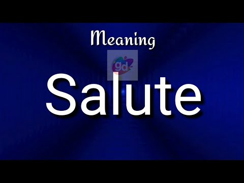 Salute Meaning with Pronunciation//Googul Dictionary//
