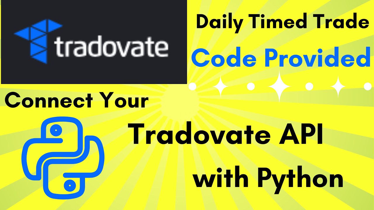 Tradovate API + Python Tutorial (Code Included)