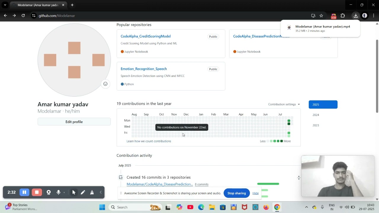 🧠 Title:Disease Prediction using Machine Learning | 