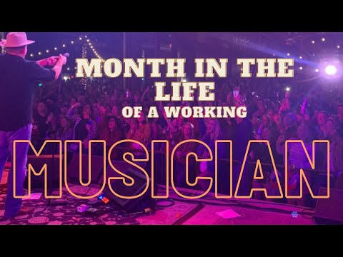MONTH IN THE LIFE of a MUSICIAN How I Make My Living as a full time Musician || Dallas, TX