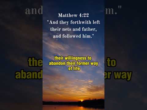 Matthew 4:22 - Church Fathers/Biblical Scholars' explanation