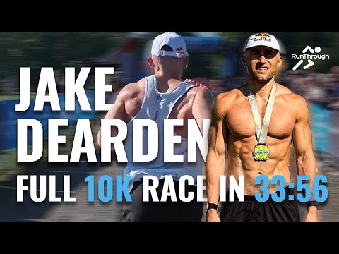 Jake Dearden's FULL & RAW 10k Race! WINNING in 33:56 with an EPIC finish! #runner #hyrox #hybrid