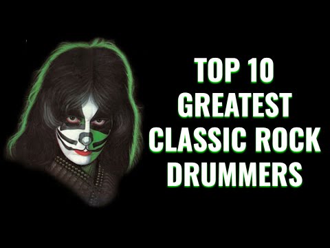 Top 10 GREATEST Classic Rock DRUMMERS