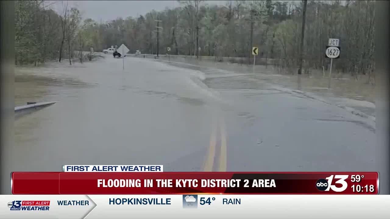 KYTC District 2 sees hundreds of road closures due to flooding