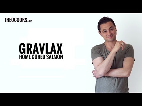 How to make Gravlax (home cured salmon) by Theo Michaels (gravad lax or lox!)