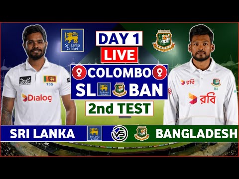 Sri Lanka vs Bangladesh 2nd Test Day 1 Live | SL vs BAN 2nd Test Live Scores & Commentary