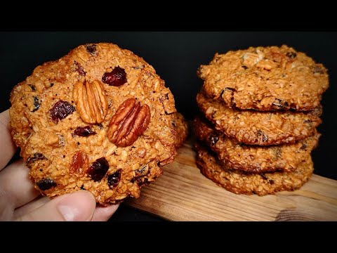 The Best Healthy Oatmeal Cookies! A quick dessert without sugar and without butter!
