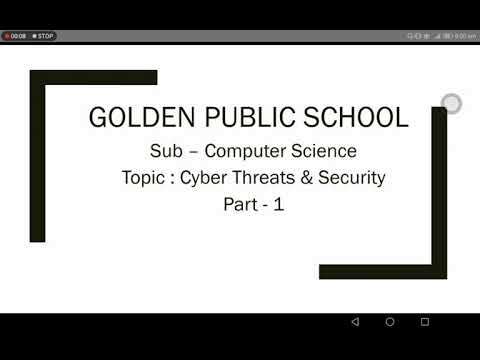 Cyber Threats and Security | Class - 7 | Part - 1 | CBSE |