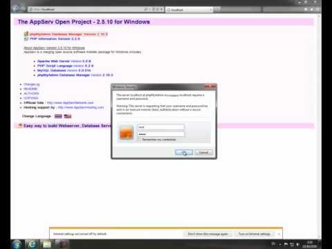 VDO การลงโปรแกรม AppServ – LiBraRian CSR!!!™
