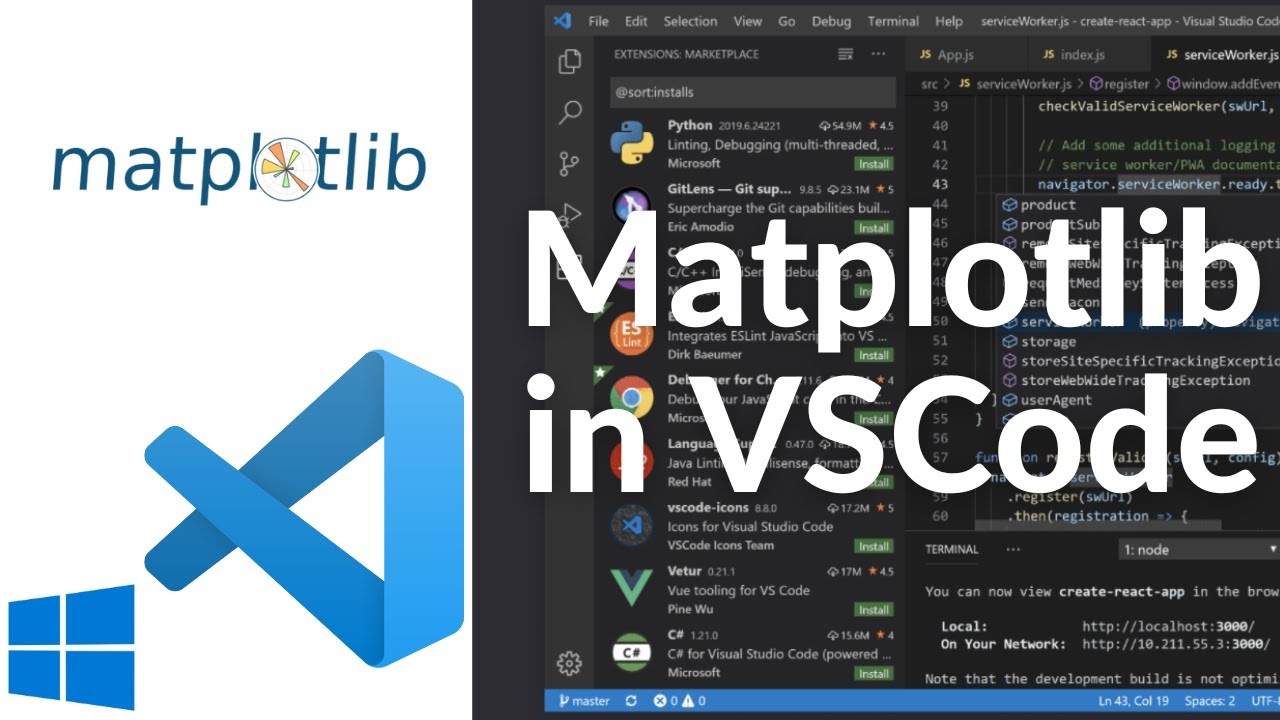 How to Install Matplotlib in Visual Studio Code