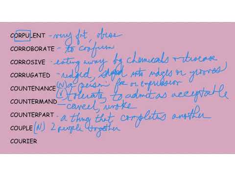 Vocabulary Unit 7