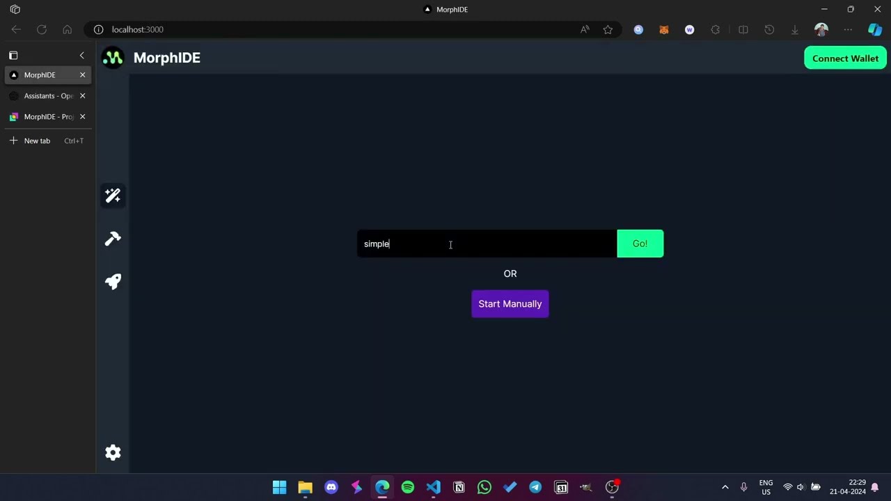 MorphIDE: AI-powered online IDE built for Morph (Sepolia)