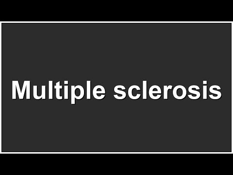 How to pronounce Multiple sclerosis