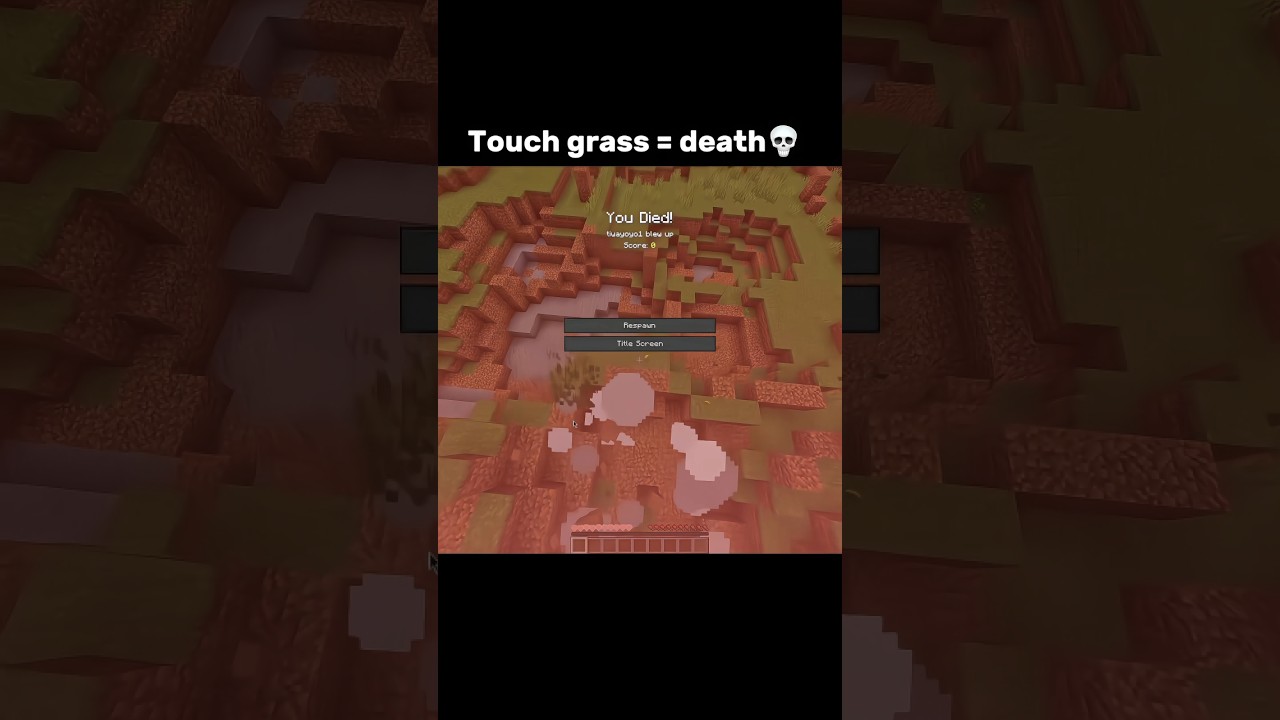 Minecraft instant death command 💀