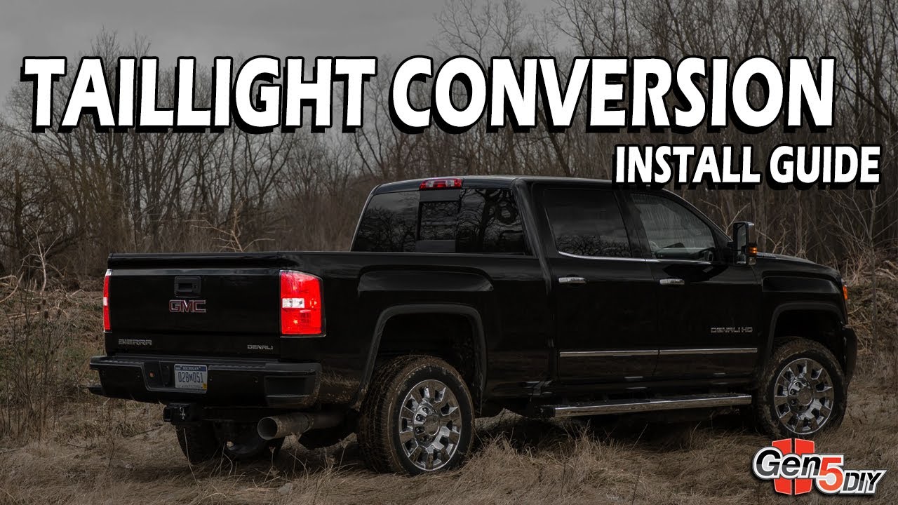 LED Taillight Conversion - Silverado/Sierra Install Guide  | Gen5 DIY