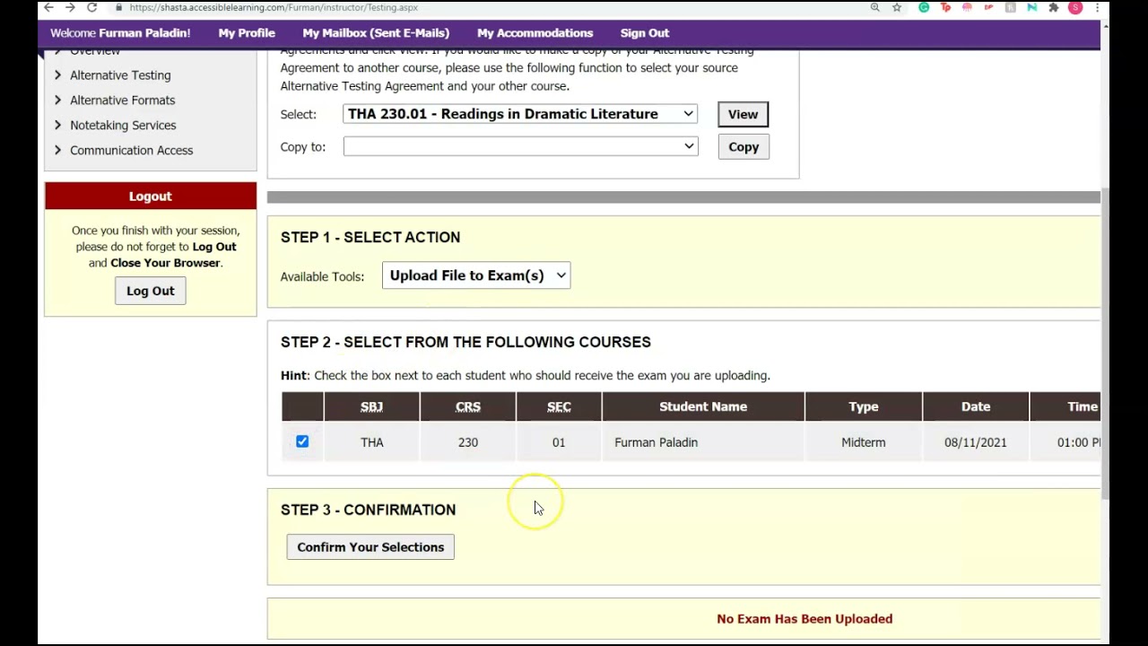 SOAR Dashboard Tutorial: Uploading a Test