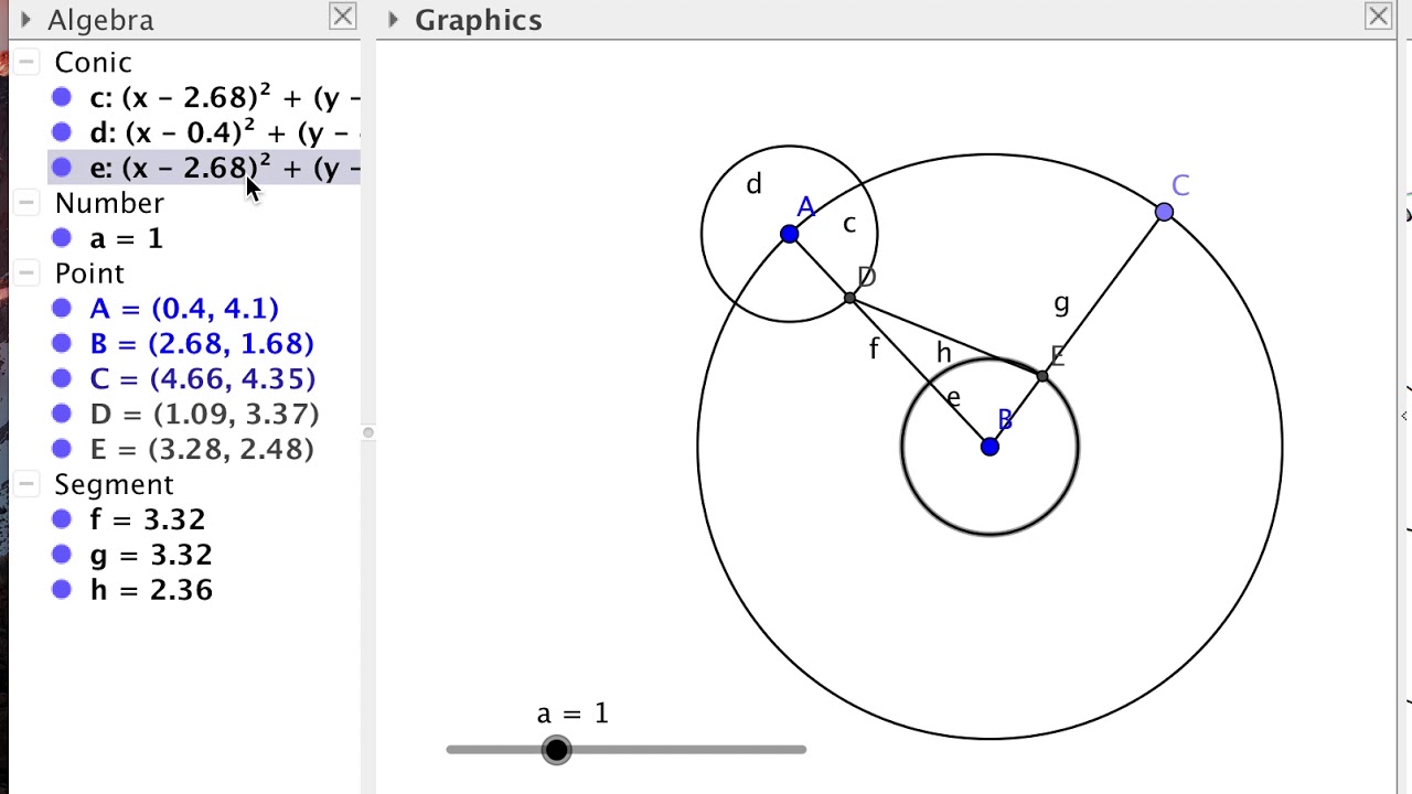 Geogebra String Art Construction