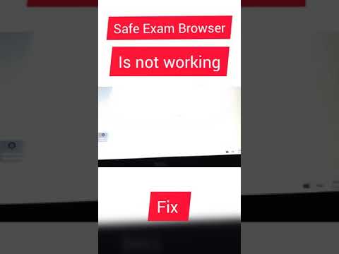 SAFE EXAM BROWSER IS NOT 🚫 WORKING #shorts