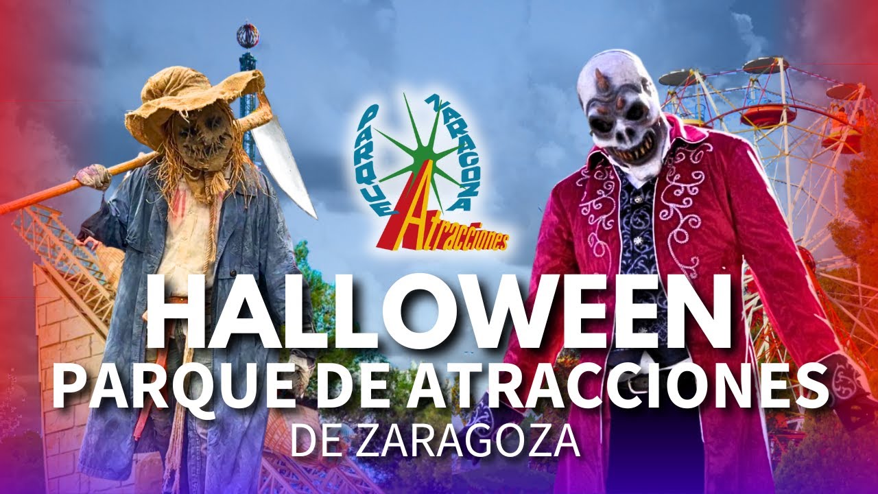 🎃HALLOWEEN ZARAGOZA AMUSEMENT PARK [4K] 👻 COMPLETE GUIDE