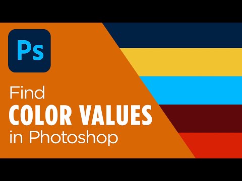 Find CMYK, RGB, HEX, and Pantone (PMS) Color Code Values in Adobe Photoshop -Graphic Design Tutorial