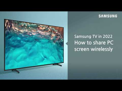 [Samsung TV] How to Screen Mirroring to PC
