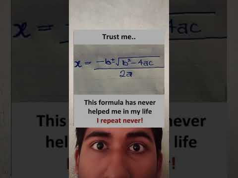Math's Formula Which Never Helped in My Life ๐#funny #meme #shorts