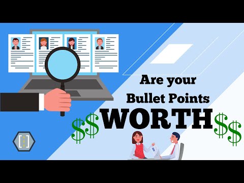 Resume Bullet Points: How Many Per Job, How To Write Them, And Why?