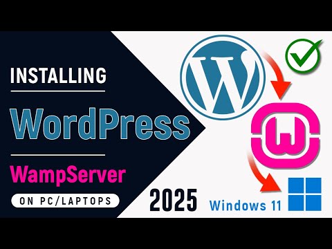 How to Install WordPress on Windows 11 PC in WampServer (2025)