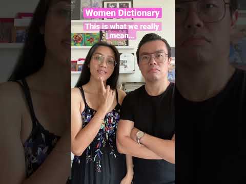 Women Dictionary #relationship #relatable #funny #couplegoals #marriagehumor #couplecomedy