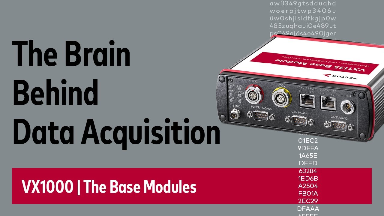 Vx1000 Ecu Interface For Measurement And Calibration Vector