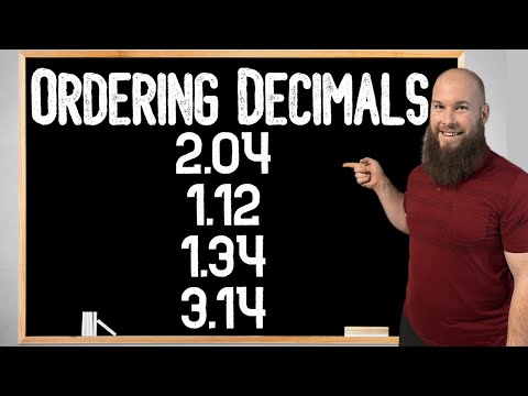 Ordering Decimals From Greatest To Least | How To Order Decimals Greatest To Least
