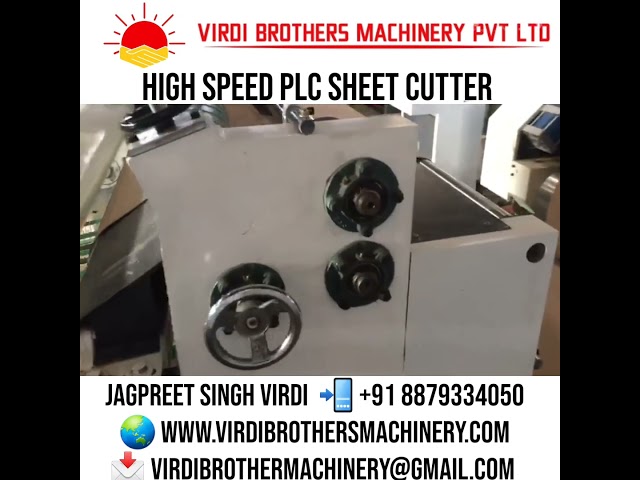 SHEET CUTTING MACHINES - PLC Programming Rotary Sheet Cutter Machine ...