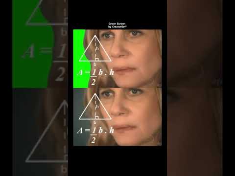 Confused Math Lady Meme Green Screen
