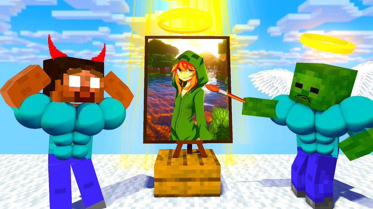 DRAWING RUN 2 CHALLENGE - Minecraft Animation