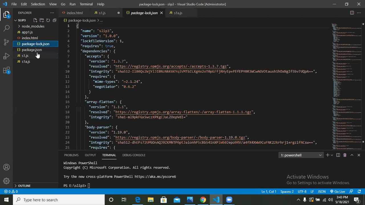 nodejs npm uppercase