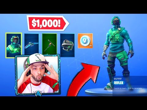 I got the NEW Exclusive PC skin in Fortnite! ($1,000)