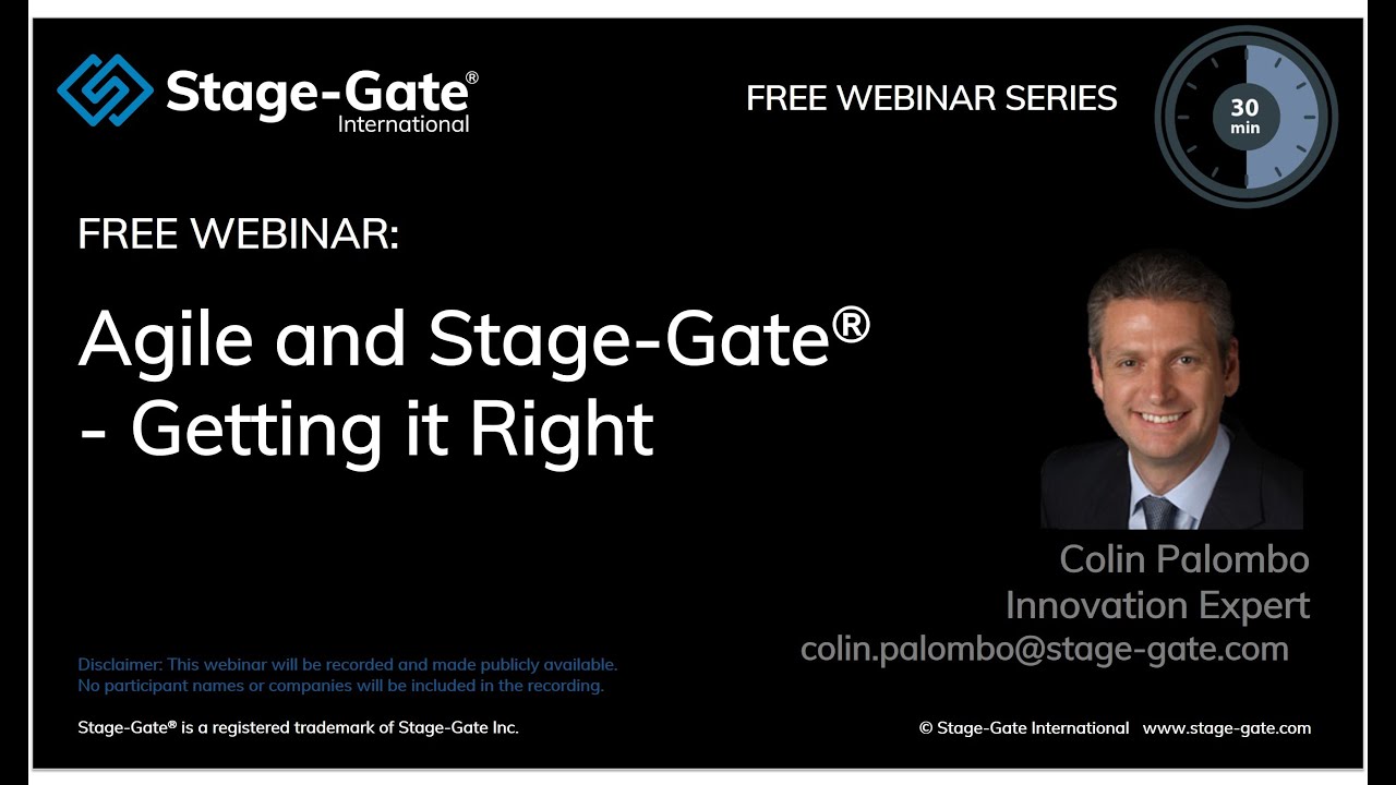 Agile and Stage-Gate®: Getting it Right