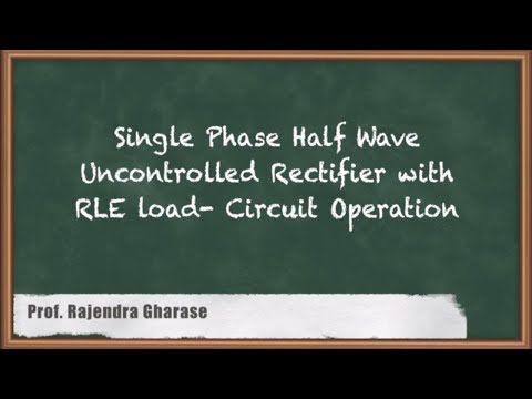 Mastering RLE Load: Single Phase Half Wave Uncontrolled Rectifier ...