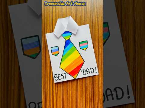Cute & Easy Fatherβs Day Card ππ #shorts #diy #fathersday #shortvideo