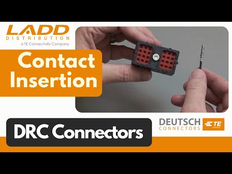 Deutsch DRC Series Connectors - Contact Insertion