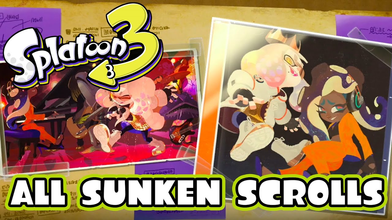 All Sunken Scrolls & Alterna Logs in Splatoon 3!