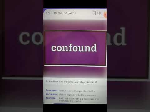 Synonyms of CONFOUND ll IELTS vocabulary