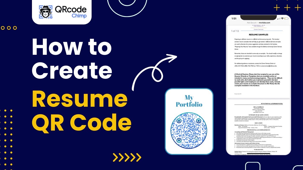 Resume QR Code - Instantly create your digital resume! #cv #resume