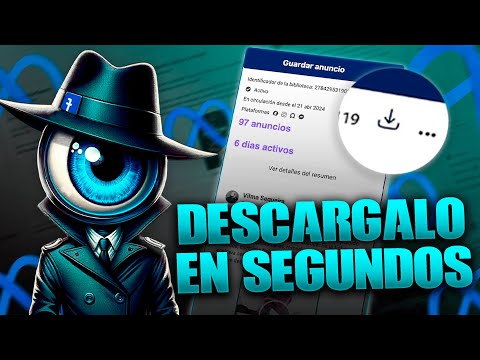 ⬇️ Como DESCARGAR Anuncios De La Biblioteca De Anuncios | TUTORIAL 2024
